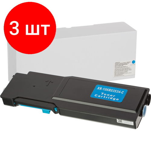 Комплект 3 штук, Картридж лазерный Retech 106R03534 гол. пов. емк. для Xerox C400/C405