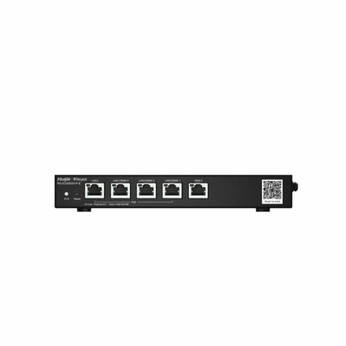 Маршрутизатор Ruijie Reyee 5-port gigabit router, WAN port, 1 LAN port, and 3 LAN/WAN ports; supporting four PoE/PoE+ 60 W PoE power; recomm