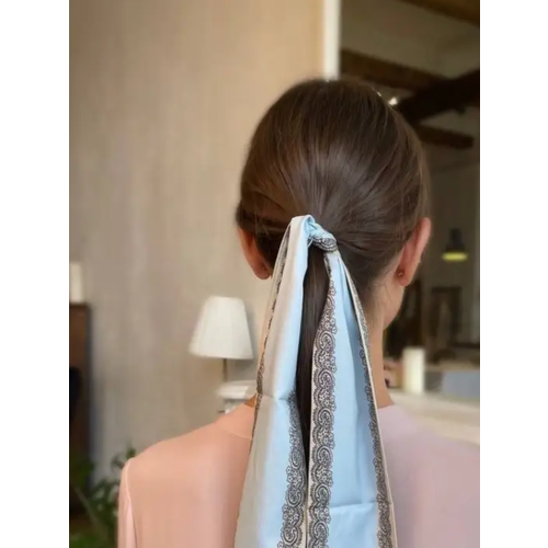 Лента для волос "Бант-твилли" из искусственного шелка, длина 93см, ширина 8см