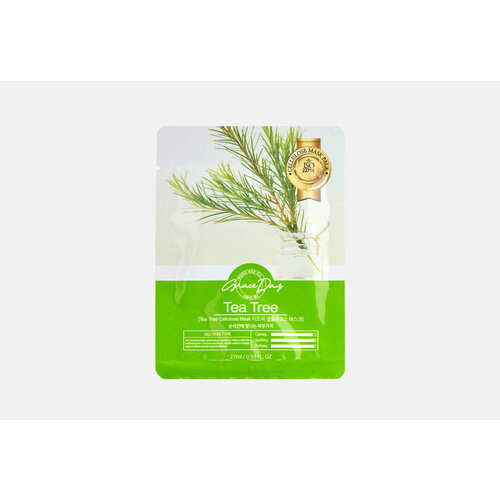 Тканевая маска для лица Grace Day, Tea Tree Cellulose Mask