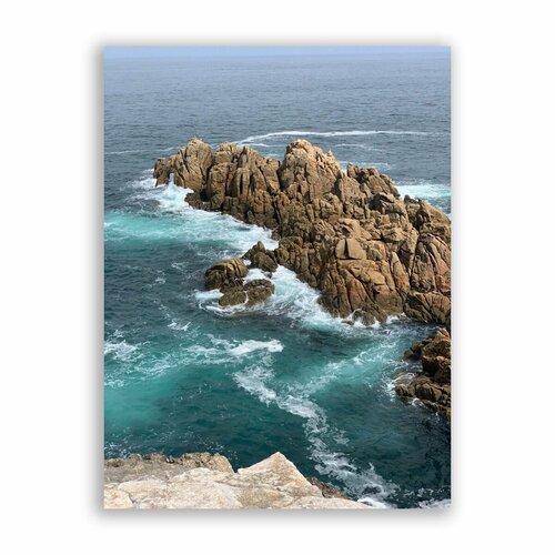 Постер, плакат на бумаге / Природа Испании - Море / Размер 30 x 40 см