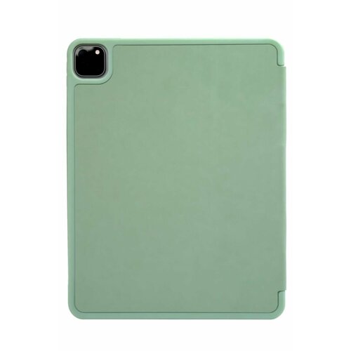Чехол-книжка для iPad Pro 12.9 3 загиба силиконовый с рамкой Зеленый
