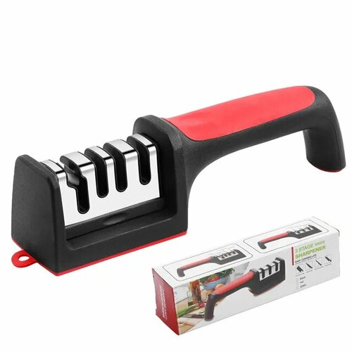 Точилка для ножей и ножниц/ножеточка с 4 этапами заточки Sharpener RS-168