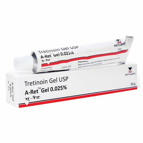 Tretinoin Gel USP 0.025%, Menarini (Третиноин Гель 0,025%), 20 г.