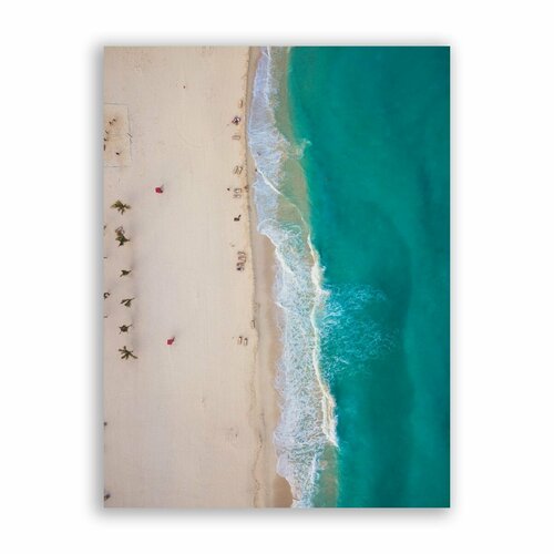 Постер, плакат на бумаге / Природа Мексики - Море / Размер 60 x 80 см