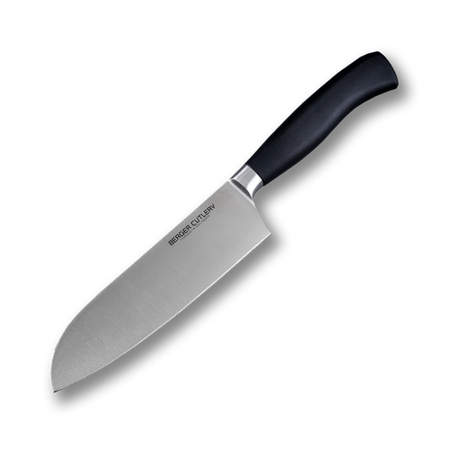 Поварской кухонный нож сантоку Berger Cutlery 16 см, сталь кованая 1.4116