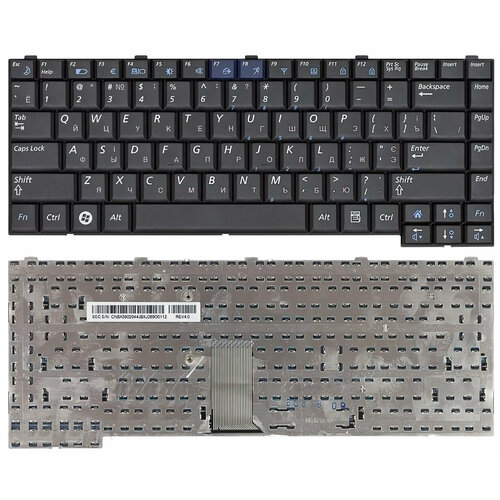Клавиатура для ноутбука Samsung R60 R70 R508 R509 p/n: 148755611, 9J. N0Q82. B0U