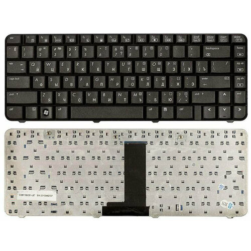 Клавиатура для HP Compaq 486654-251 черная