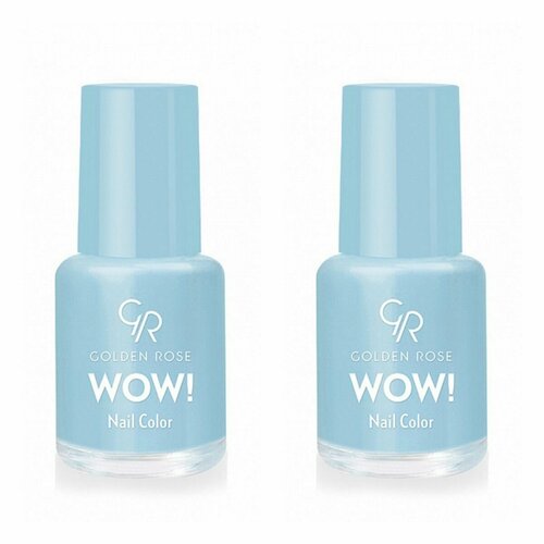 Golden Rose Лак для ногтей Wow! Nail Lacquer, тон 072, 6 мл, 2 штуки