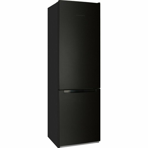 Холодильник NORDFROST NRB 134 B двухкамерный, 338 л объем, 198 см высота, черный матовый