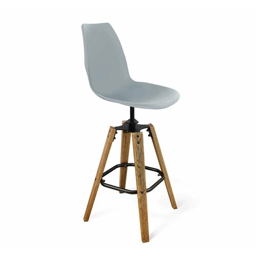 Комплект деревянных барных стульев 2 шт. дерево/металл