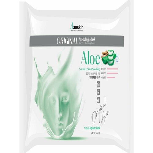 Маска для лица, 240гр, Aloe Modeling Mask, Anskin