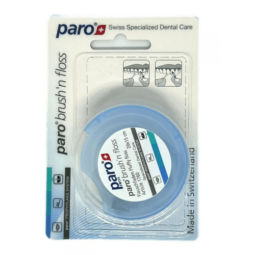 Paro brush'n'floss губчатая нить 20 шт по 15 см