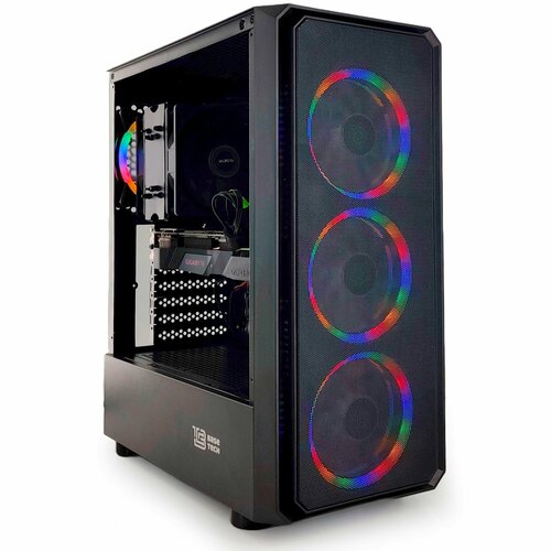 Игровой PC юкомс i7 11700KF, RTX 2070 Super 8GB, HDD 1TB, SSD 2TB, 16GB DDR4, БП 600W, win 10 pro, Black game case