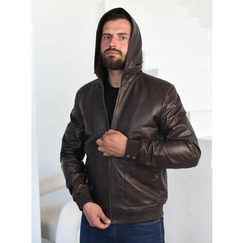 Куртка , размер 48, коричневый