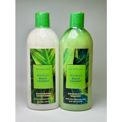 Bath and Body Works шампунь и кондиционер для волос Waikiki Beach Coconut