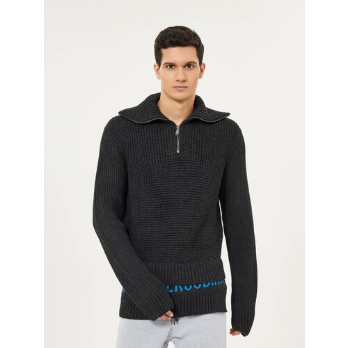 Свитер BIKKEMBERGS, размер M, серый