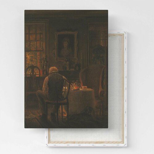 Картина на холсте, репродукция / Эдвард Лемсон Генри - The Widower / Размер 40 x 53 см