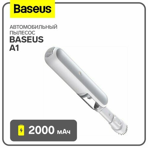 Baseus Автомобильный пылесос Baseus A1, 2000 мАч, белый