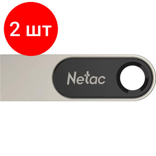 Комплект 2 штук, Флеш-память Netac USB Drive U278 USB2.0 64GB, retail version