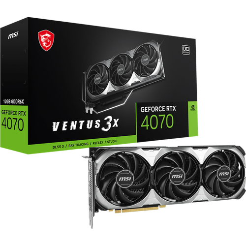 Видеокарта GeForce RTX 4070 12Gb MSI Ventus 3X E 12G OC