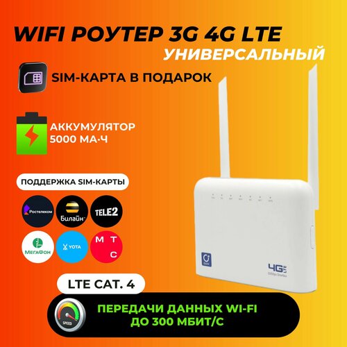 Беспроводной WI-FI роутер 3G 4G с SIM-картой