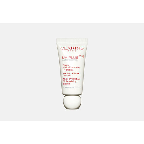 Увлажняющий защитный флюид-экран для лица Clarins UV PLUS [5P] Anti-Pollution SPF 50 Translucent / объём 30 мл