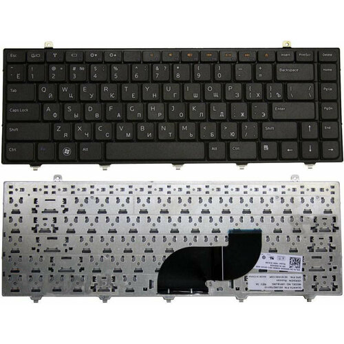 Клавиатура для Dell Inspiron 1470 черная
