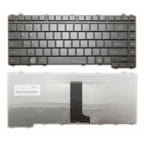 Клавиатура для ноутбука Toshiba Satellite L450D черная