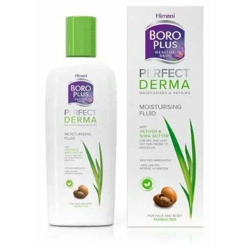 Himani boro plus боро плюс perfect derma увлажняющий флюид для лица и тела 200 мл 2уп