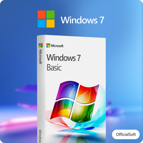 Microsoft Windows 7 Home Basic лицензионный ключ активации