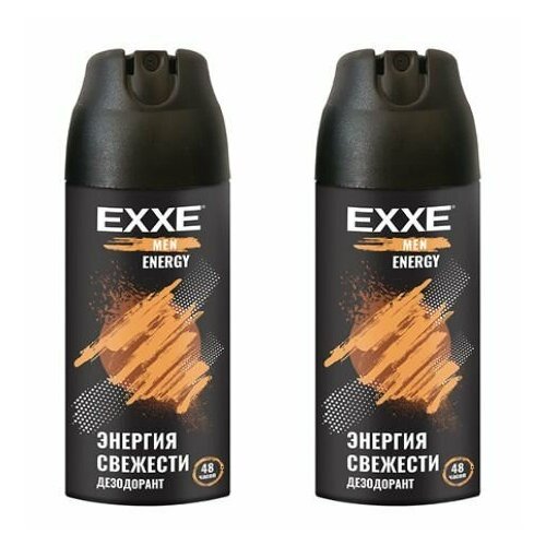 EXXE Дезодорант Men Energy, 150 мл, 2 шт