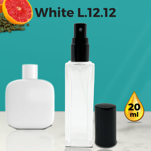 "White L.12.12" - Масляные духи мужские, 20 мл + подарок 1 мл другого аромата