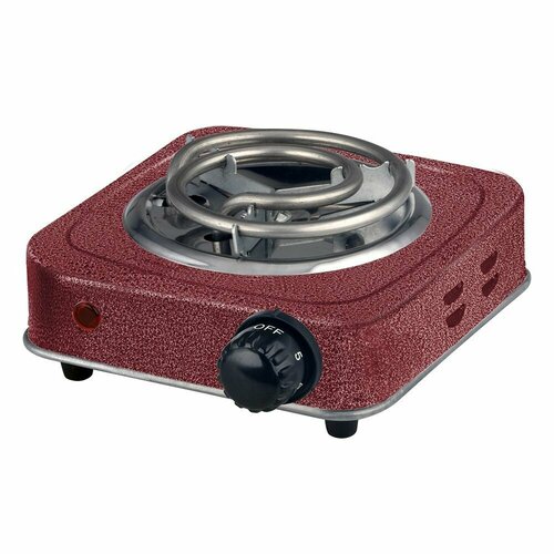 Плитка электрическая настольная LUMME LU-HP3640B/ 1 конфорка d 10/ электроплитка, красный