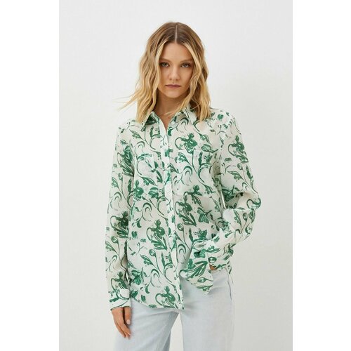 Блуза Baon, B1724012, размер 42, зеленый