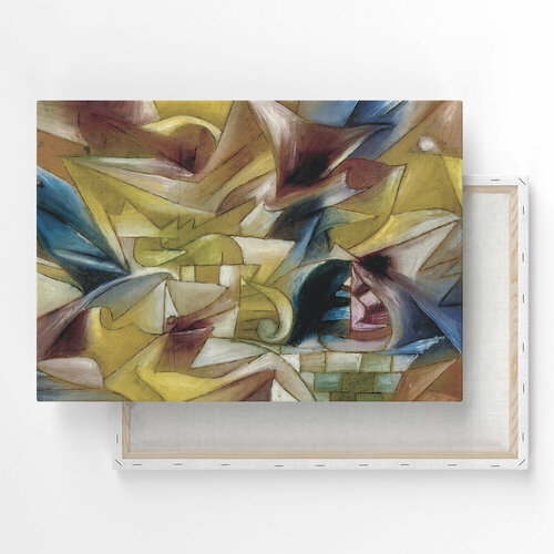 Картина на холсте, репродукция / Paul Klee - Tropical Garden / Пауль Клее / Размер 30 x 40 см