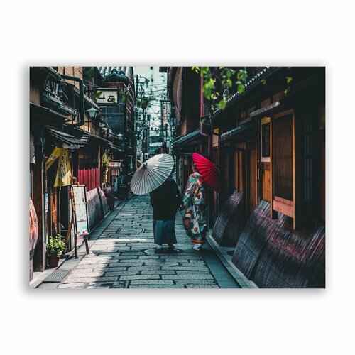 Постер, плакат на бумаге / Переулки Японии / Размер 60 x 80 см