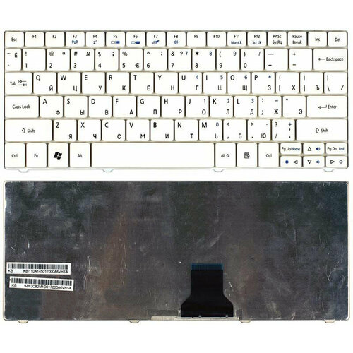 Клавиатура для ноутбука EC19C07U белая