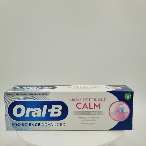 Зубная паста Oral-B Professional Sensitivity & Gum Calm Gentle Whitening 75мл (Из Финляндии)