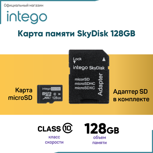Intego Карта памяти 128 ГБ (INTEGO SkyDisk)