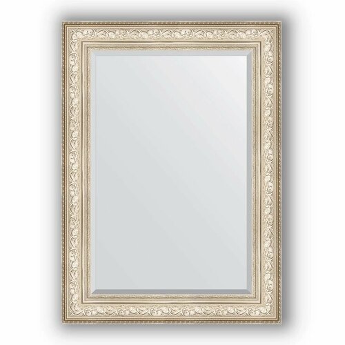 Зеркало 80x110 см виньетка серебро Evoform Exclusive BY 3478