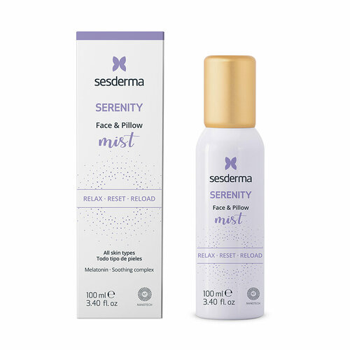 Sesderma SERENITY Face & Pillow mist - Спрей-мист ночной для лица, 100 мл