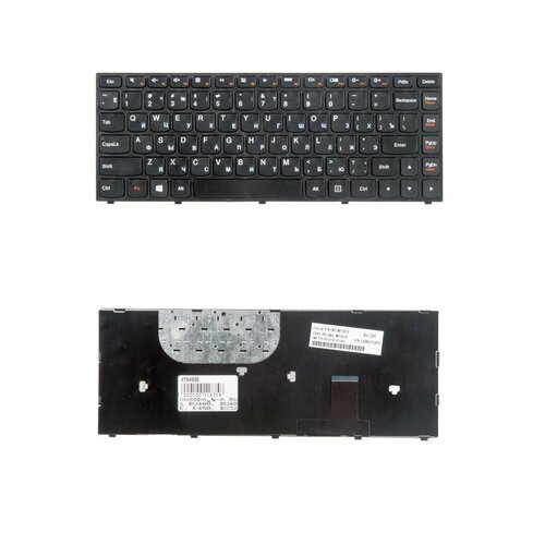 Keyboard / Клавиатура ZeepDeep для ноутбука Asus BU400, BU400V, B400A, B33E, E450, BX32VD, BX32, черная с рамкой, гор. Enter