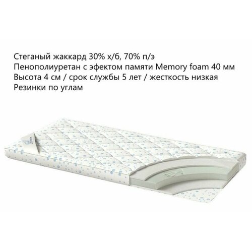 Наматрасник Corretto Memory 150x190