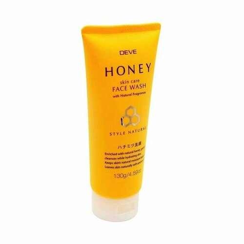 Kumano Пенка для умывания "Мёд" Deve Honey Facial Cleansing Foam,130 г