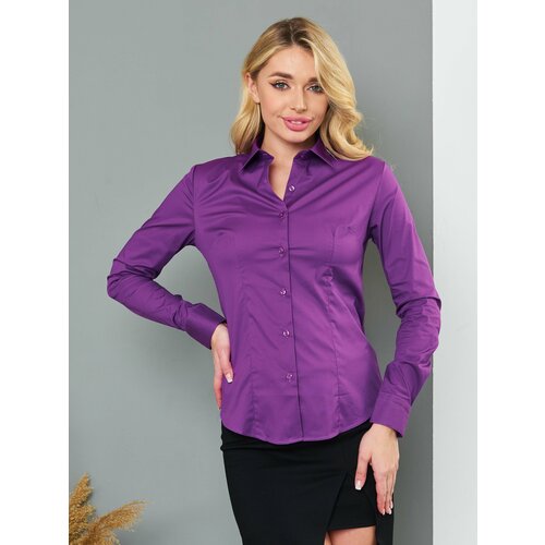 Рубашка BAWER, размер S, фиолетовый