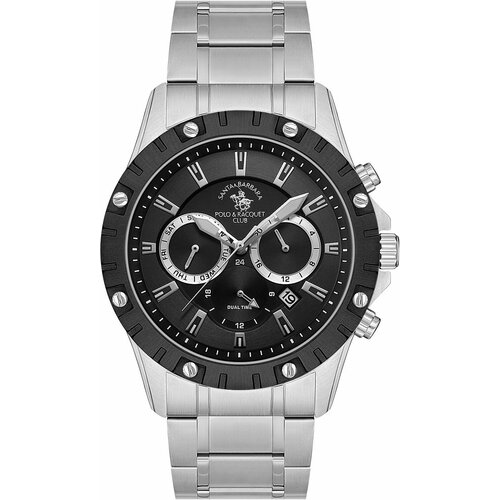 Наручные часы SANTA BARBARA POLO & RACQUET CLUB Legend, серый, черный