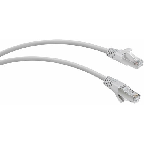 Патч-корд WRline WR-PC-RJ45-FTP-5E-1.5-GY FUTP общий экран RJ-45 вил.-вилка RJ-45 кат.5E 1.5м серый