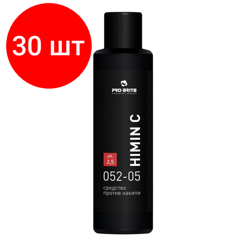 Комплект 30 штук, Профхим от накипи д/бойлеров-чайников, кисл CIP Pro-Brite/HIMIN-C,0.5л