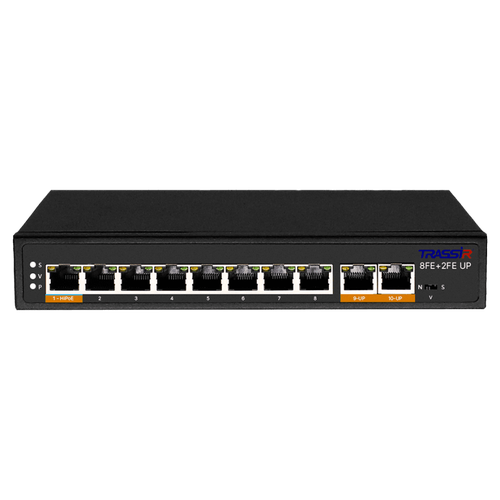 Коммутатор Trassir TR-NS1110-120-8POE неуправляемый